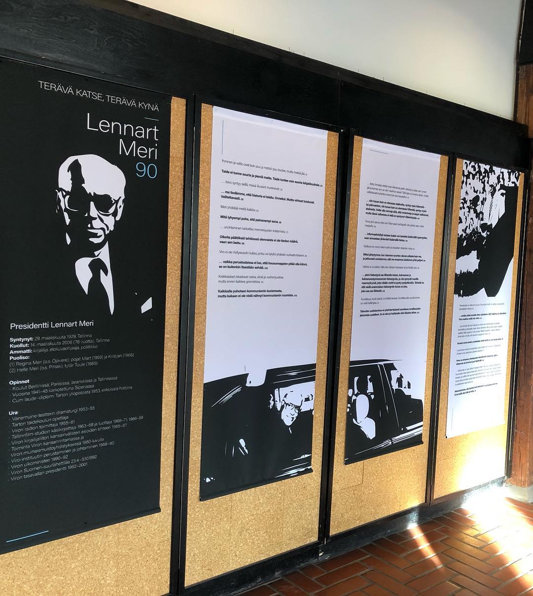 Lennart Meri juubeliaasta näitus Akaas – Eesti Instituut